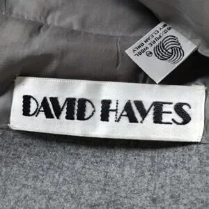 David Hayes | Jackets & Coats | Vintage 8s Wool Pinstripe Skirt Suit ...